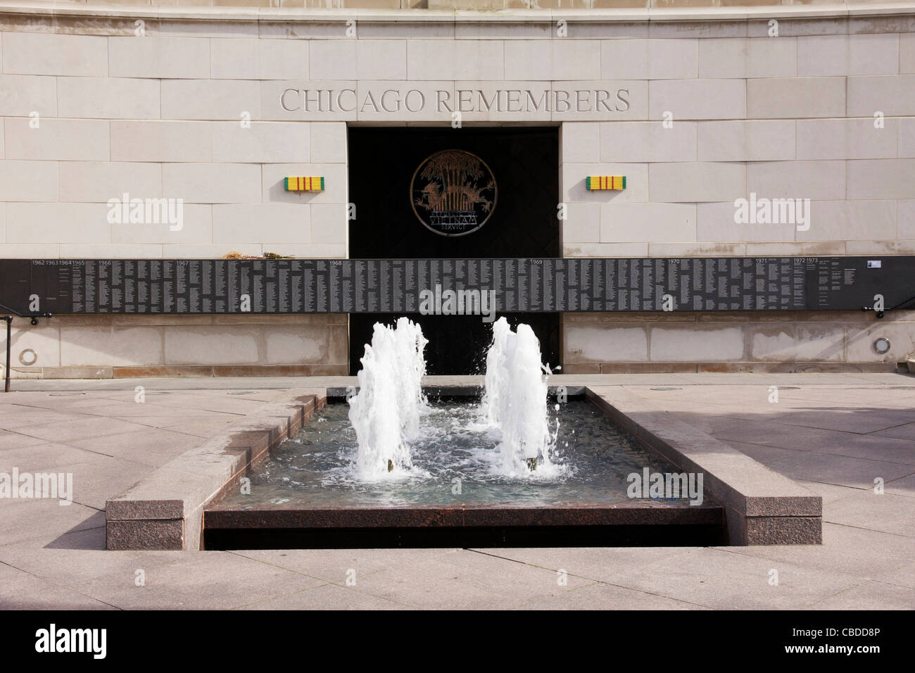 Chicago Vietnam Veterans' Memorial Stock Photo - Alamy