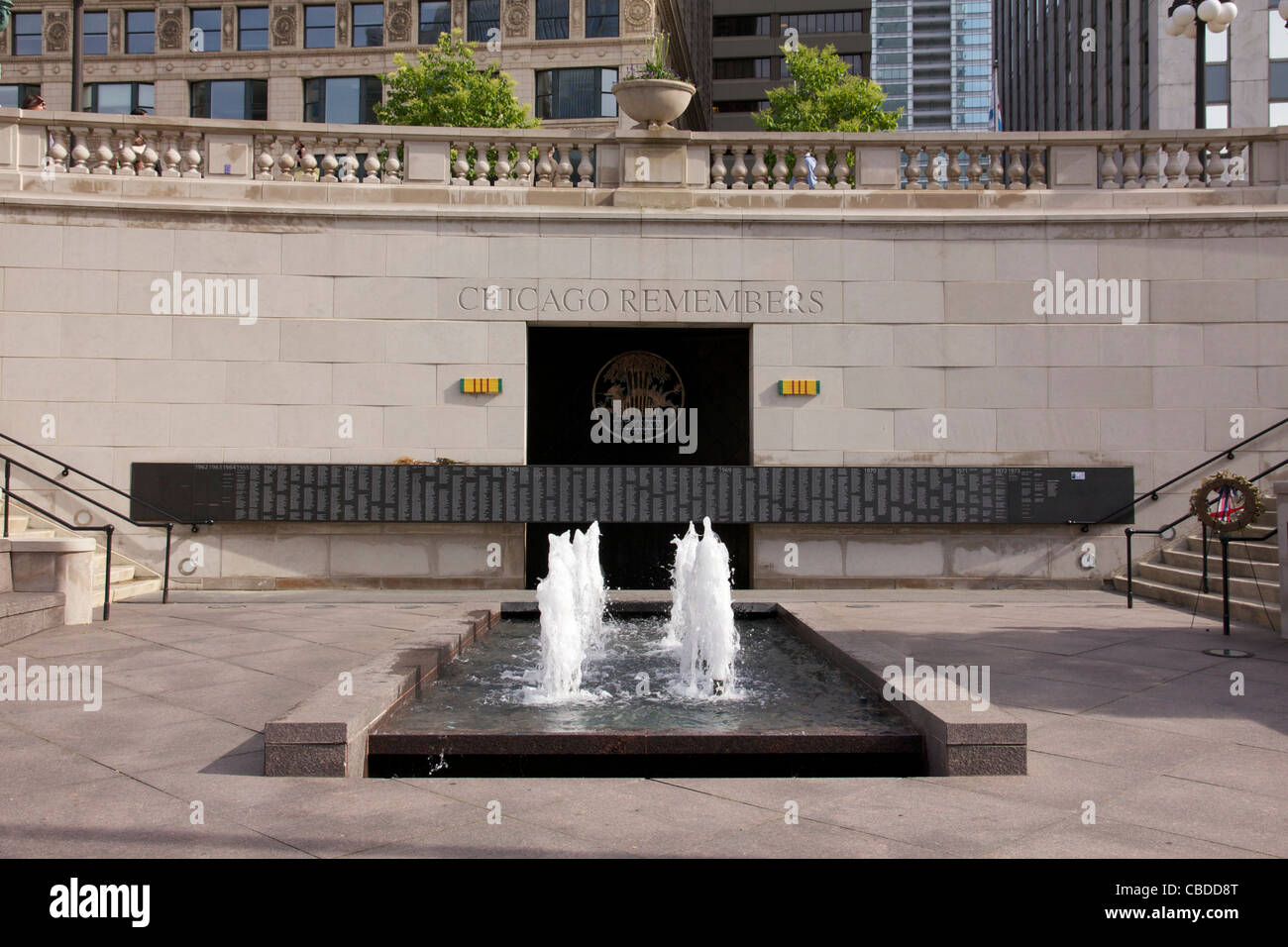 Chicago Vietnam Veterans' Memorial Stock Photo - Alamy