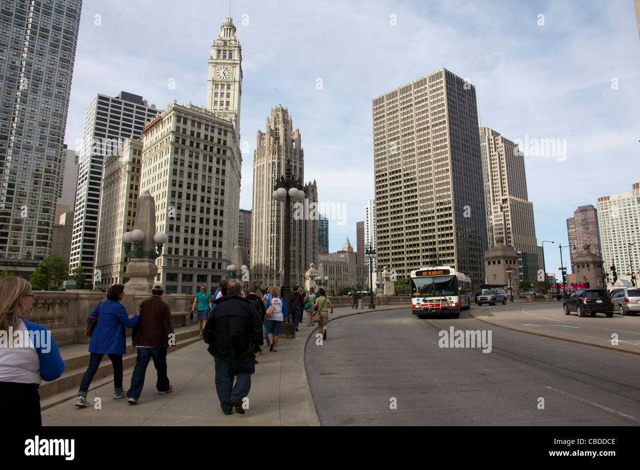 Chicago architecture wacker drive hi-res stock photography and images ...