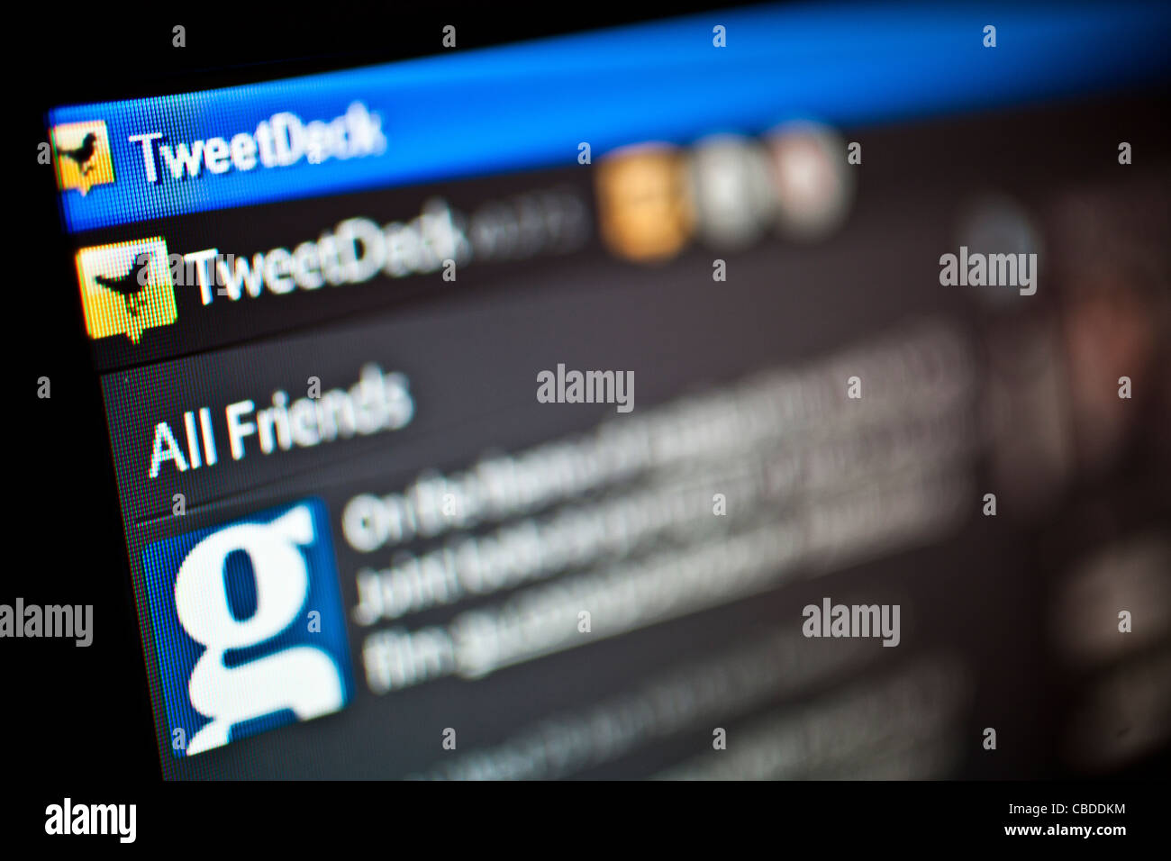 TweetDeck, internet, social network, screen (CTK Photo/Josef Horazny ...