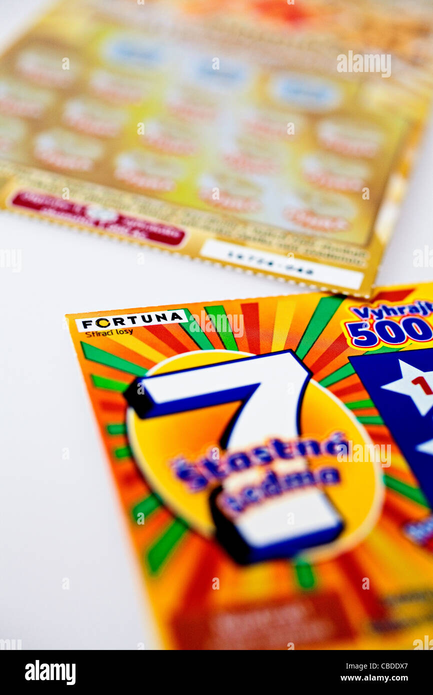 Lottery ticket of game Happy Seven, owned by Fortuna company. (CTK ...