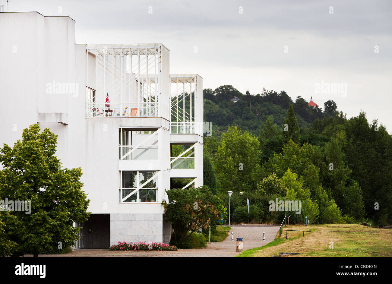 Diplomatic quarter in Prague, Troja. Complete diplomatic quarter was ...