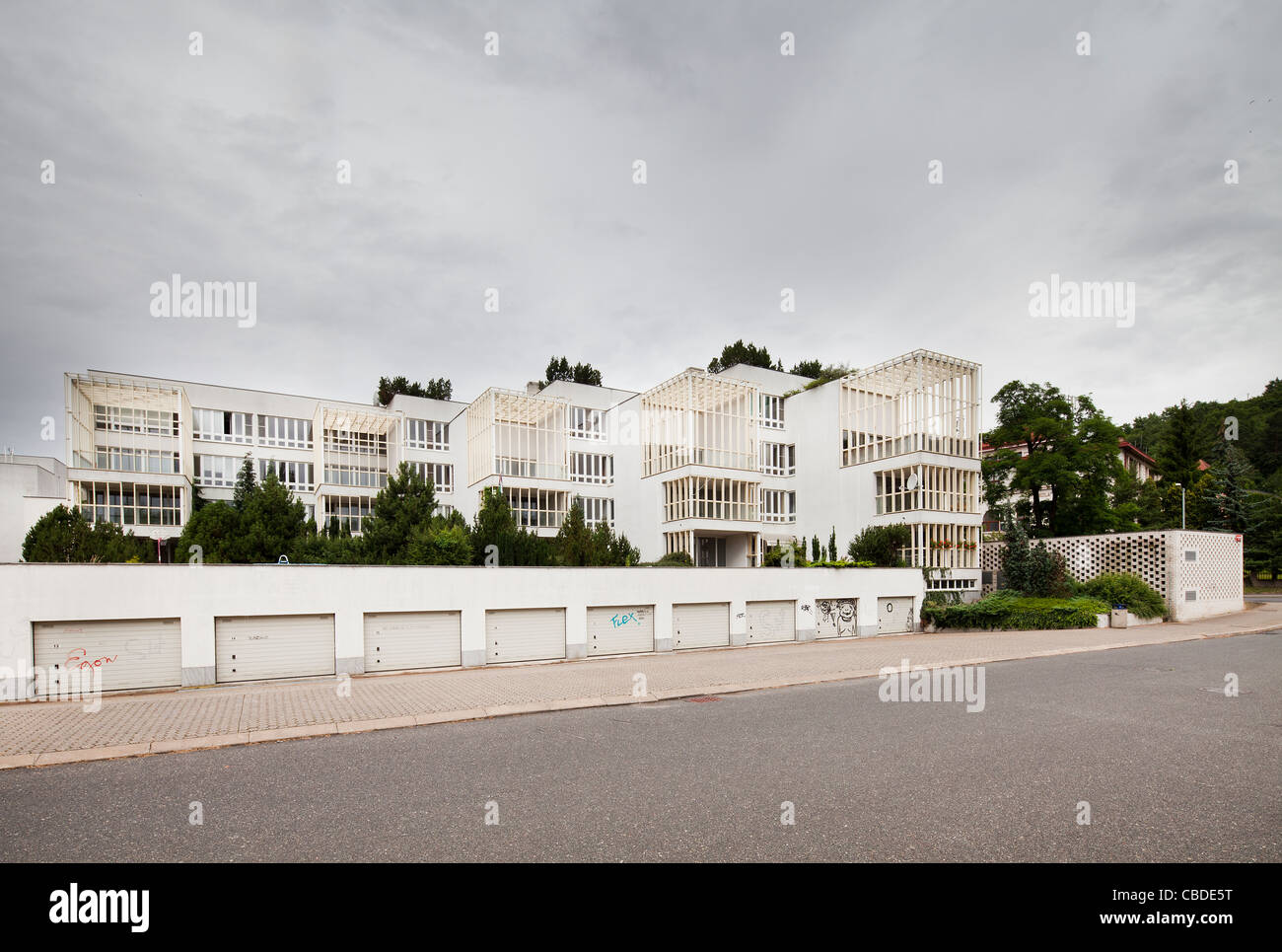 Diplomatic quarter in Prague, Troja. Complete diplomatic quarter was ...