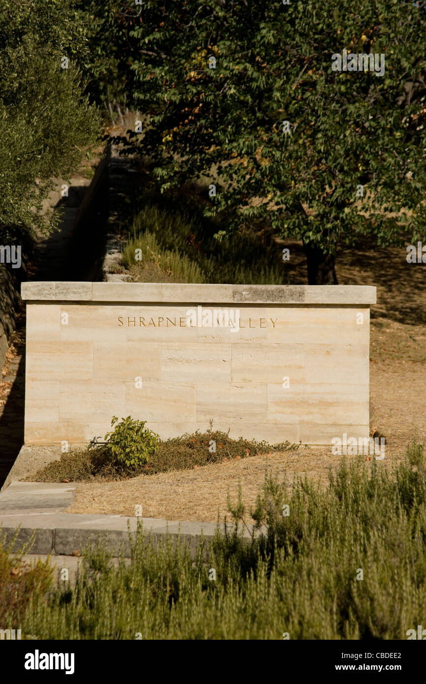 Shrapnel Valley Commonwealth Comission War Graves Cemetery in the Anzac ...