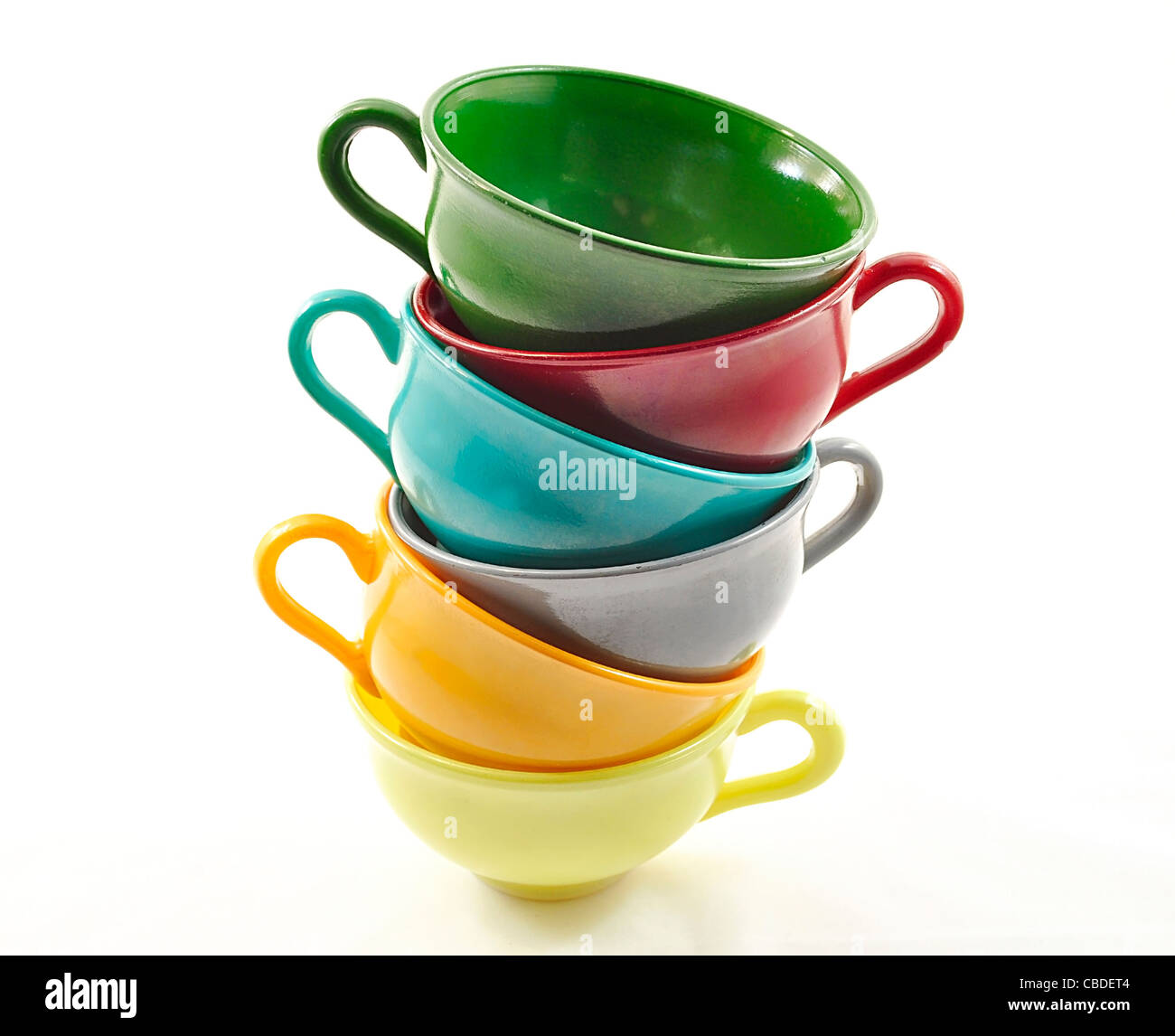Tea coffee stack cups hi-res stock photography and images - Alamy