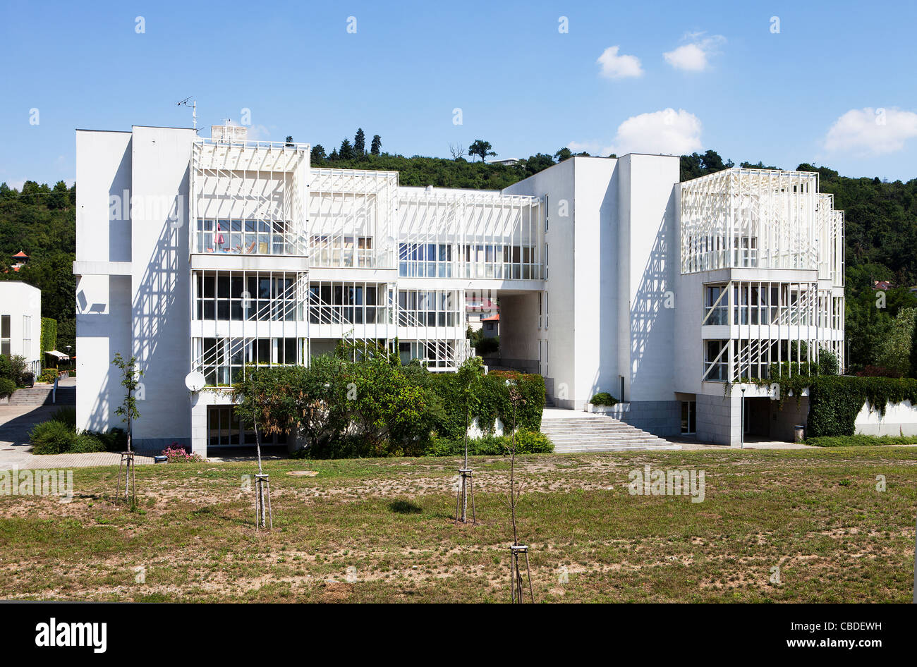 Diplomatic quarter in Prague, Troja. Complete diplomatic quarter was ...