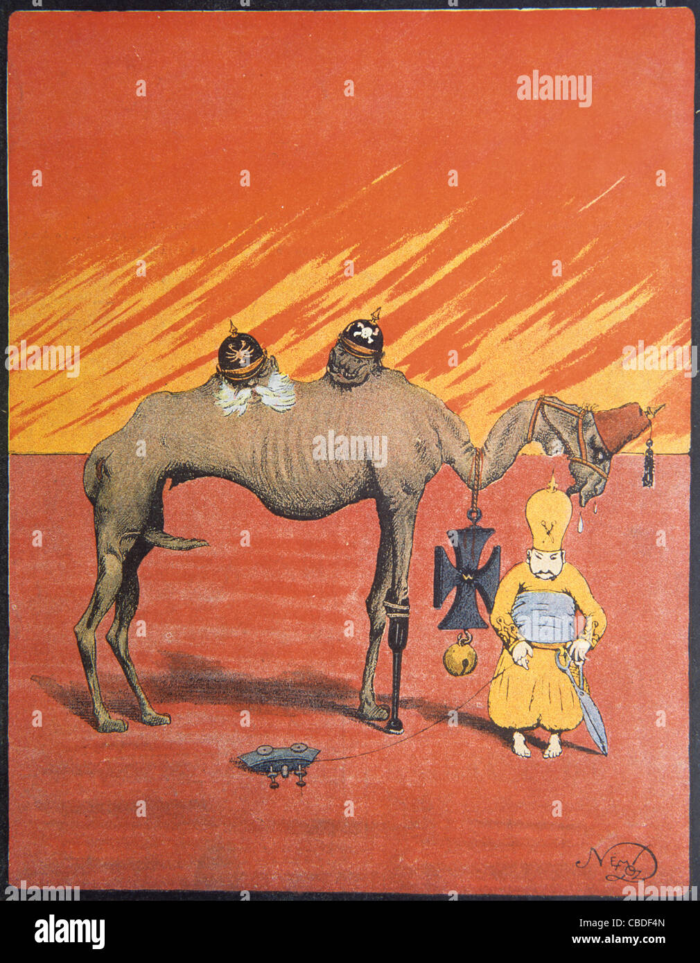 World war cartoon german hi-res stock photography and images - Alamy