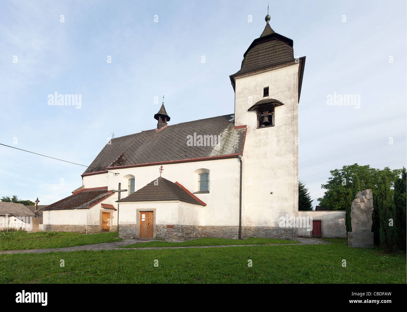 Catholic church in Cihost, Czech Republic. Place of Cihost's miracle ...
