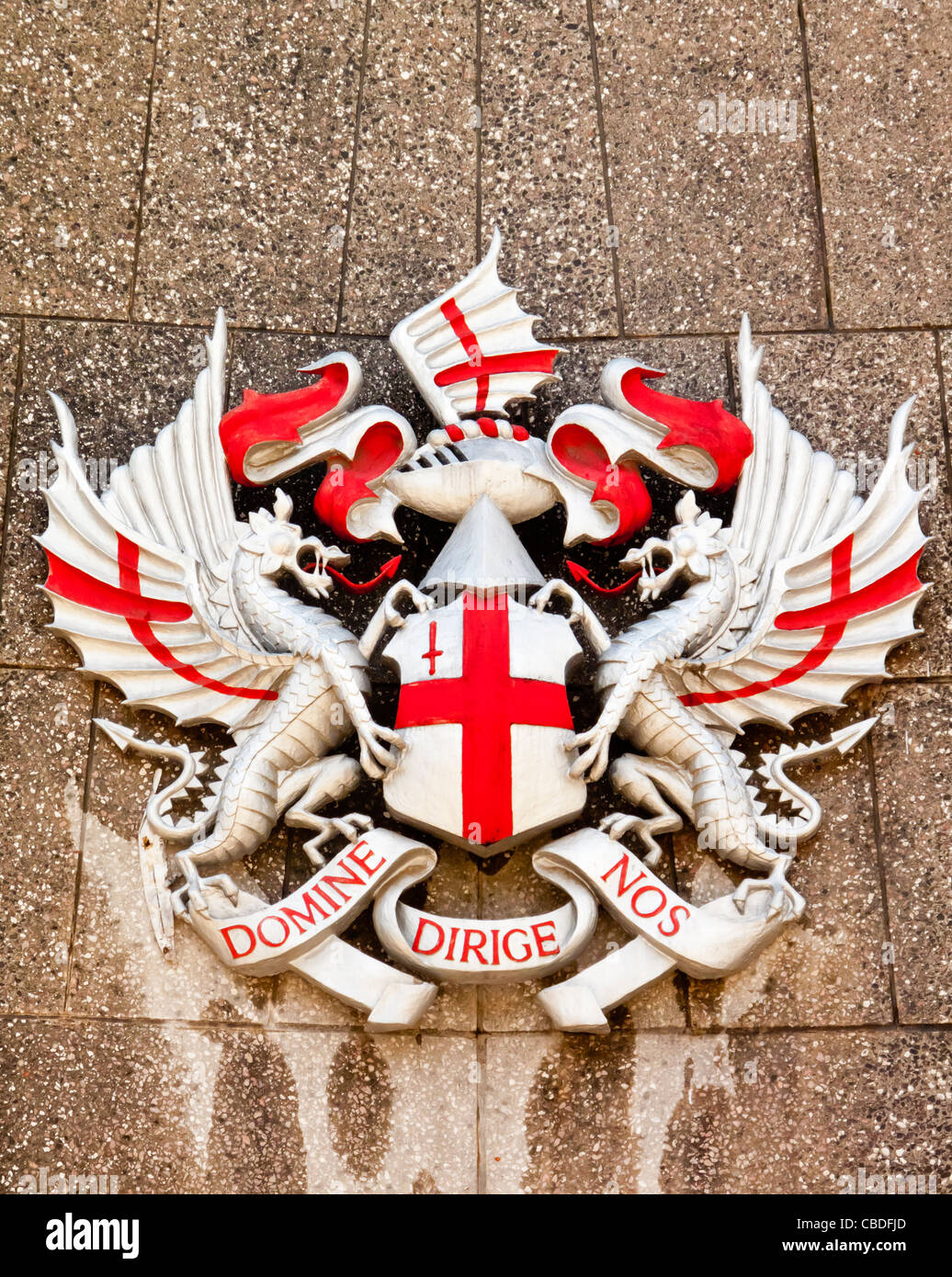 Coat of arms of the Corporation of the City of London UK with Latin ...