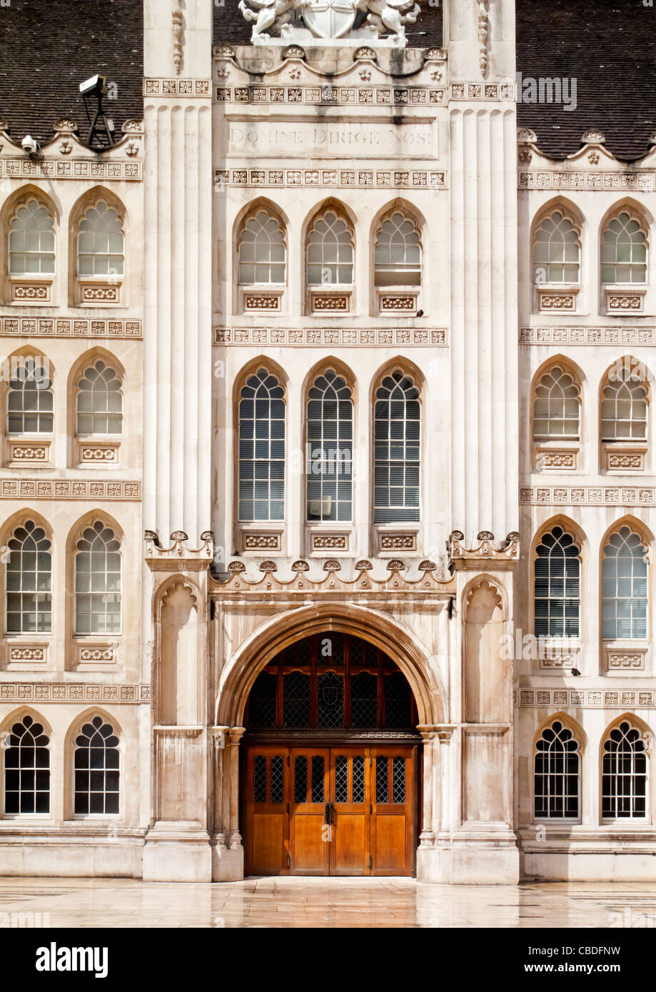 Entrance front of the Guildhall the ceremonial and administrative ...