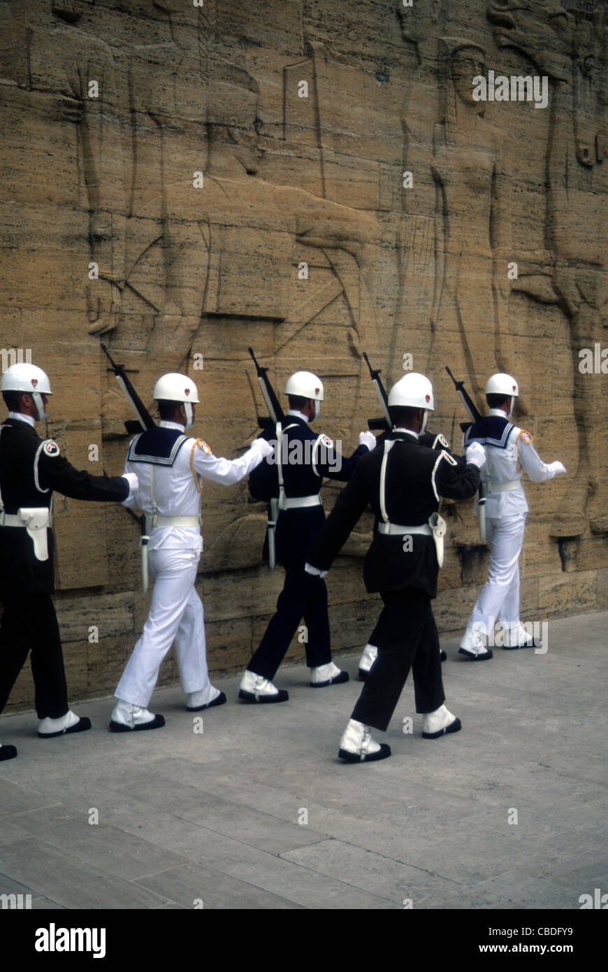Changing of the guard, Ataturk Mausoleum Ankara, Turkey Stock Photo - Alamy