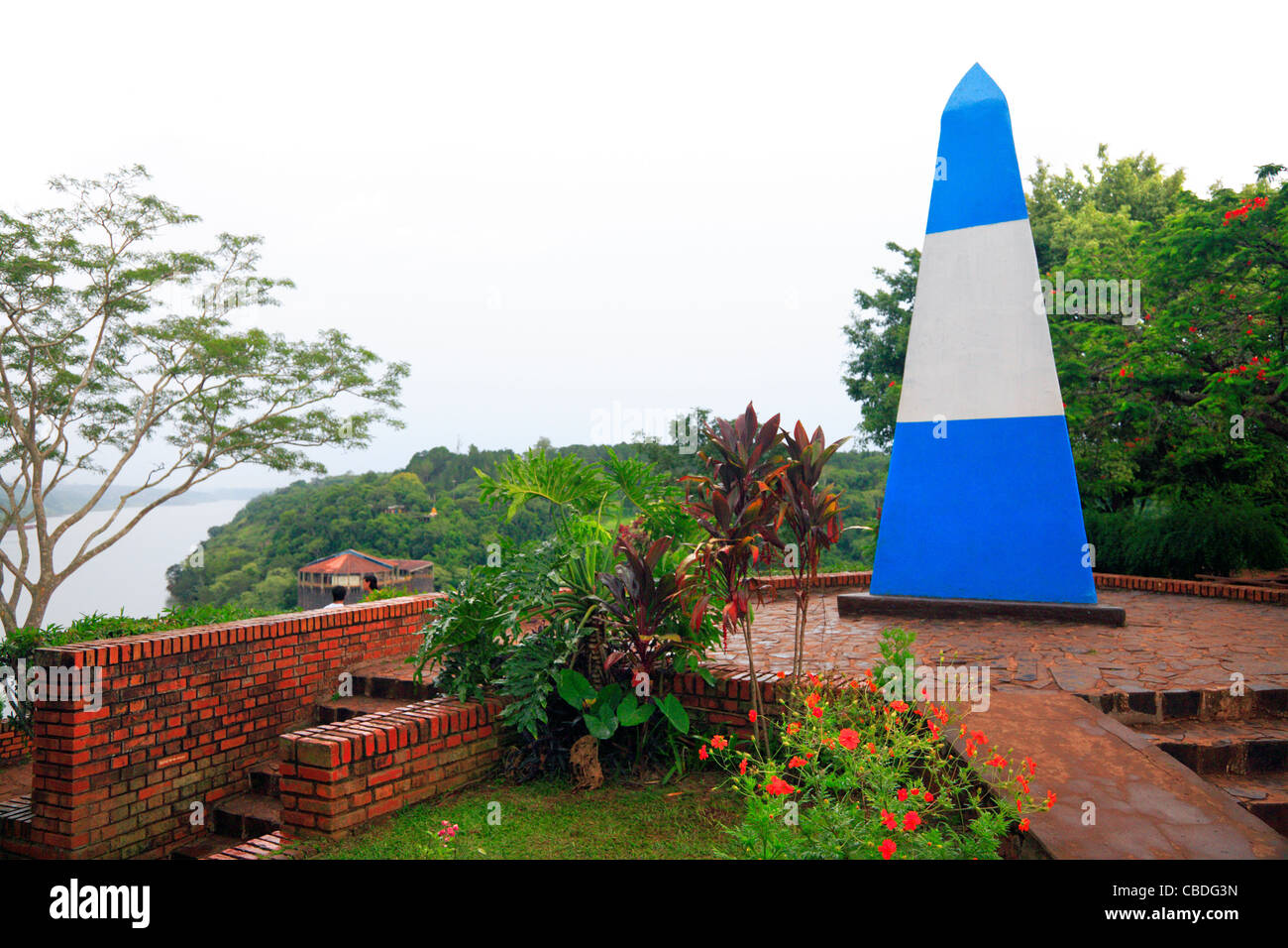 Triple frontier between Argentina, Brasil and Paraguay Stock Photo - Alamy