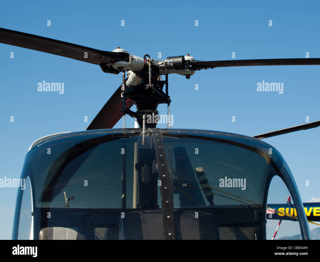 Two seater helicopter at the Rocky Mountain Airshow in Broomfield ...