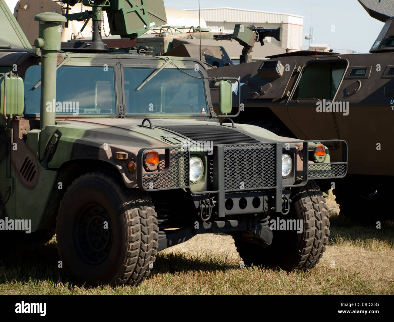 Army camouflage Humvee at the Rocky Mountain Airshow in Broomfield ...
