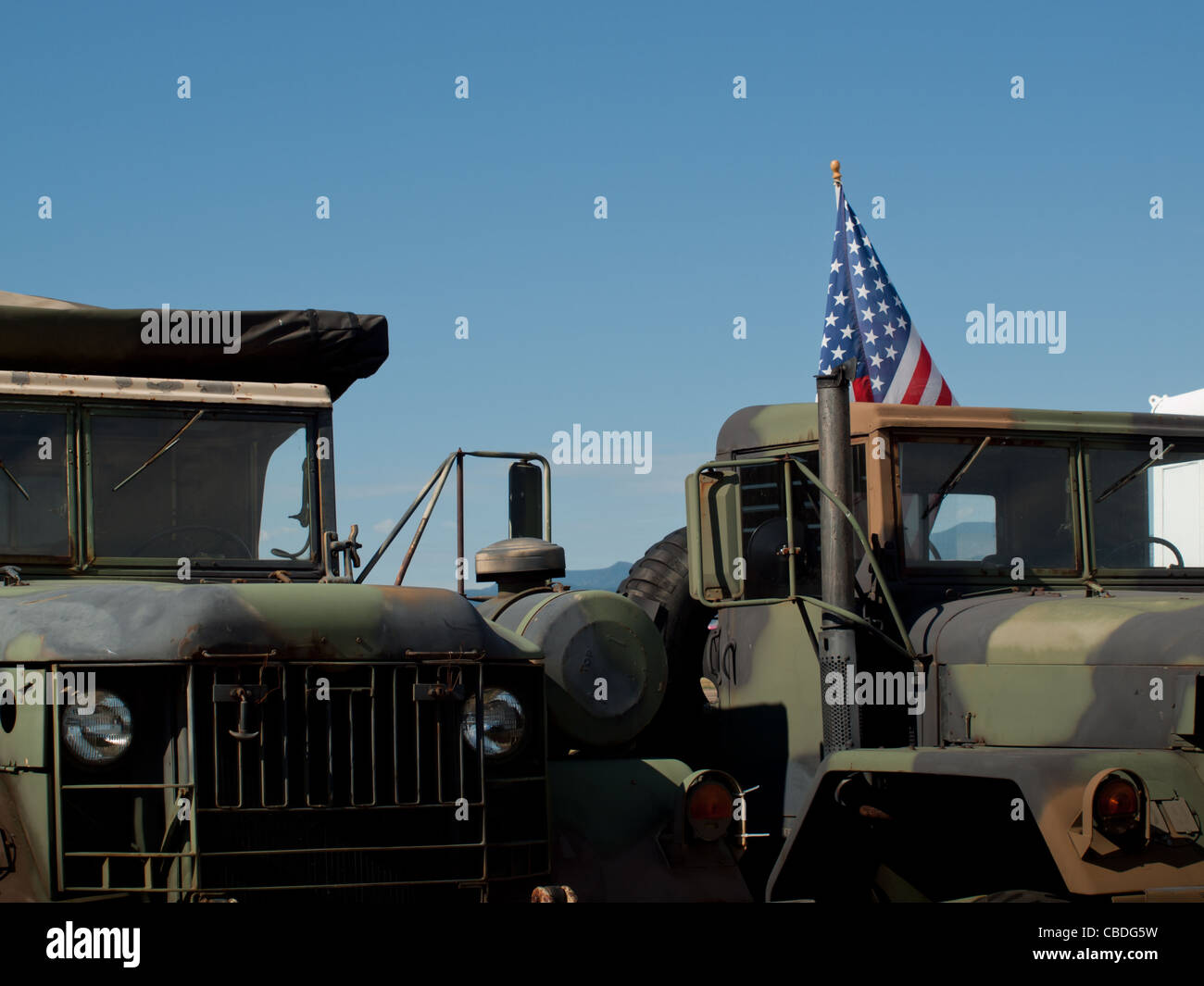 Army camouflage Humvee at the Rocky Mountain Airshow in Broomfield ...