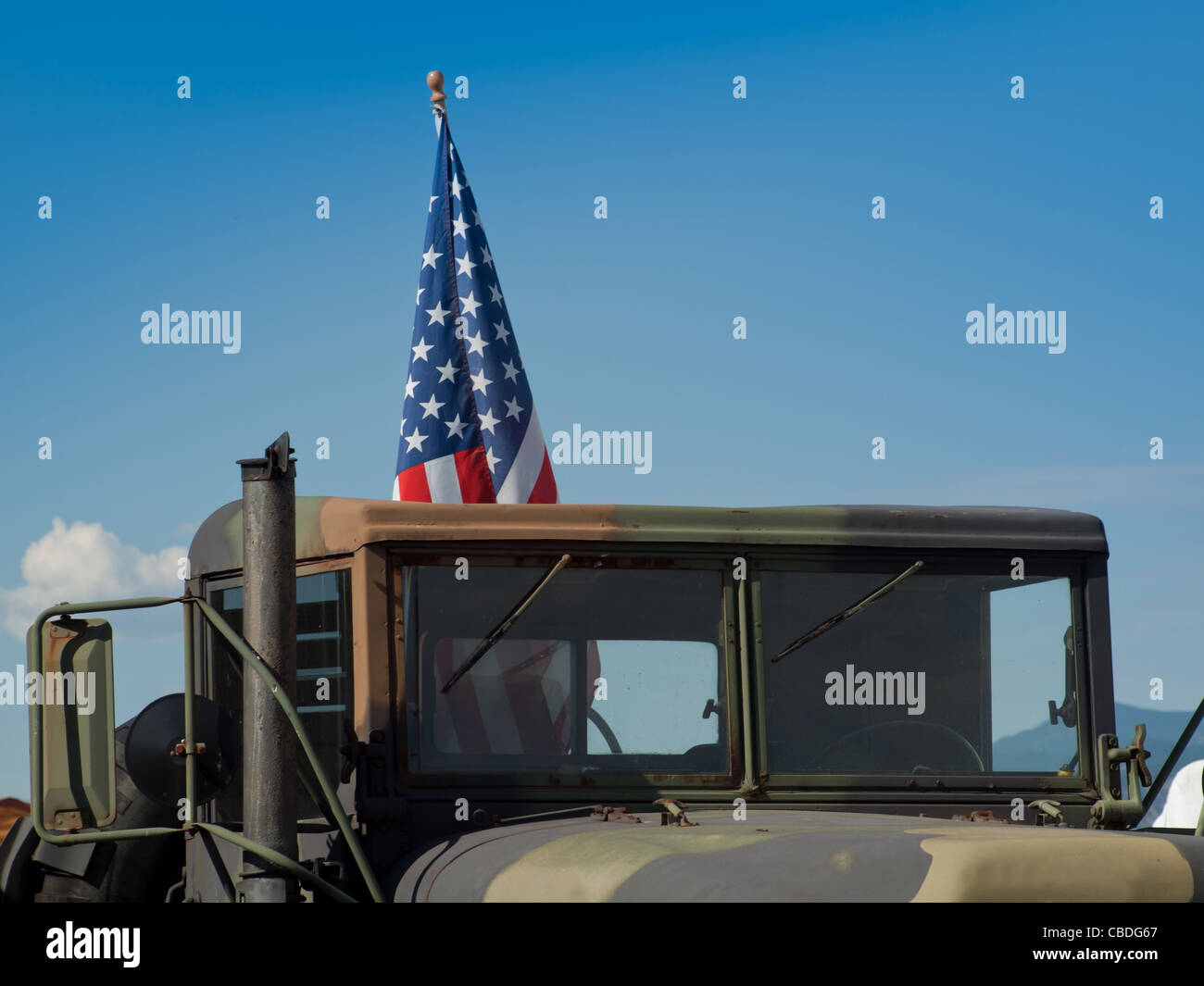 Army camouflage Humvee at the Rocky Mountain Airshow in Broomfield ...