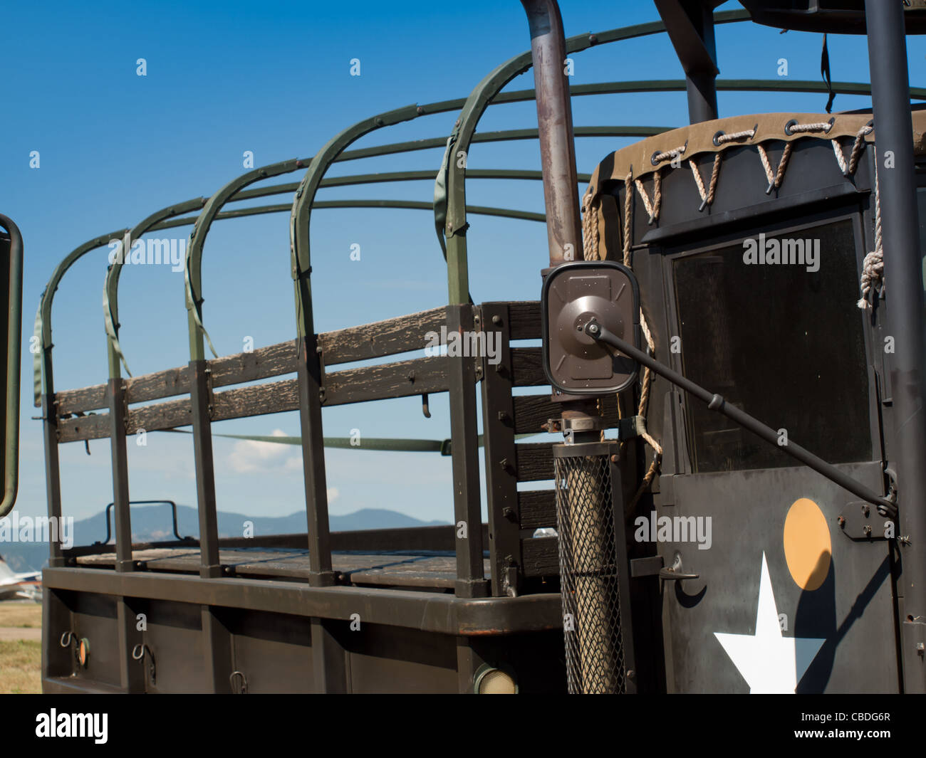 Army camouflage Humvee at the Rocky Mountain Airshow in Broomfield ...