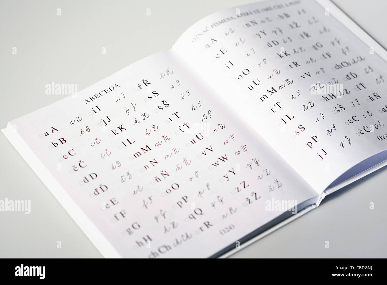 Book textbook schoolbook alphabet abc spelling book czech republic hi ...