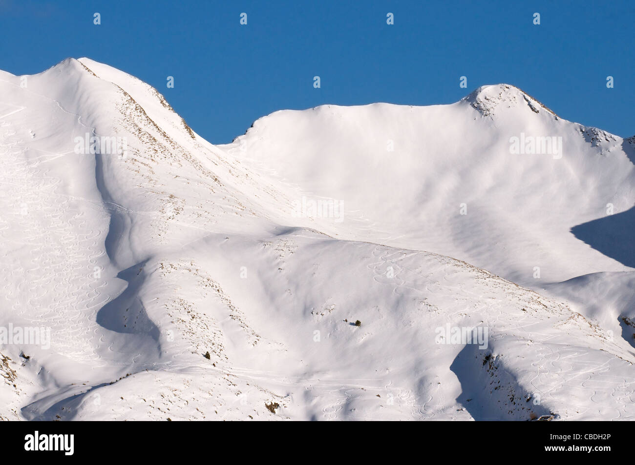 snow on the alps Stock Photo - Alamy