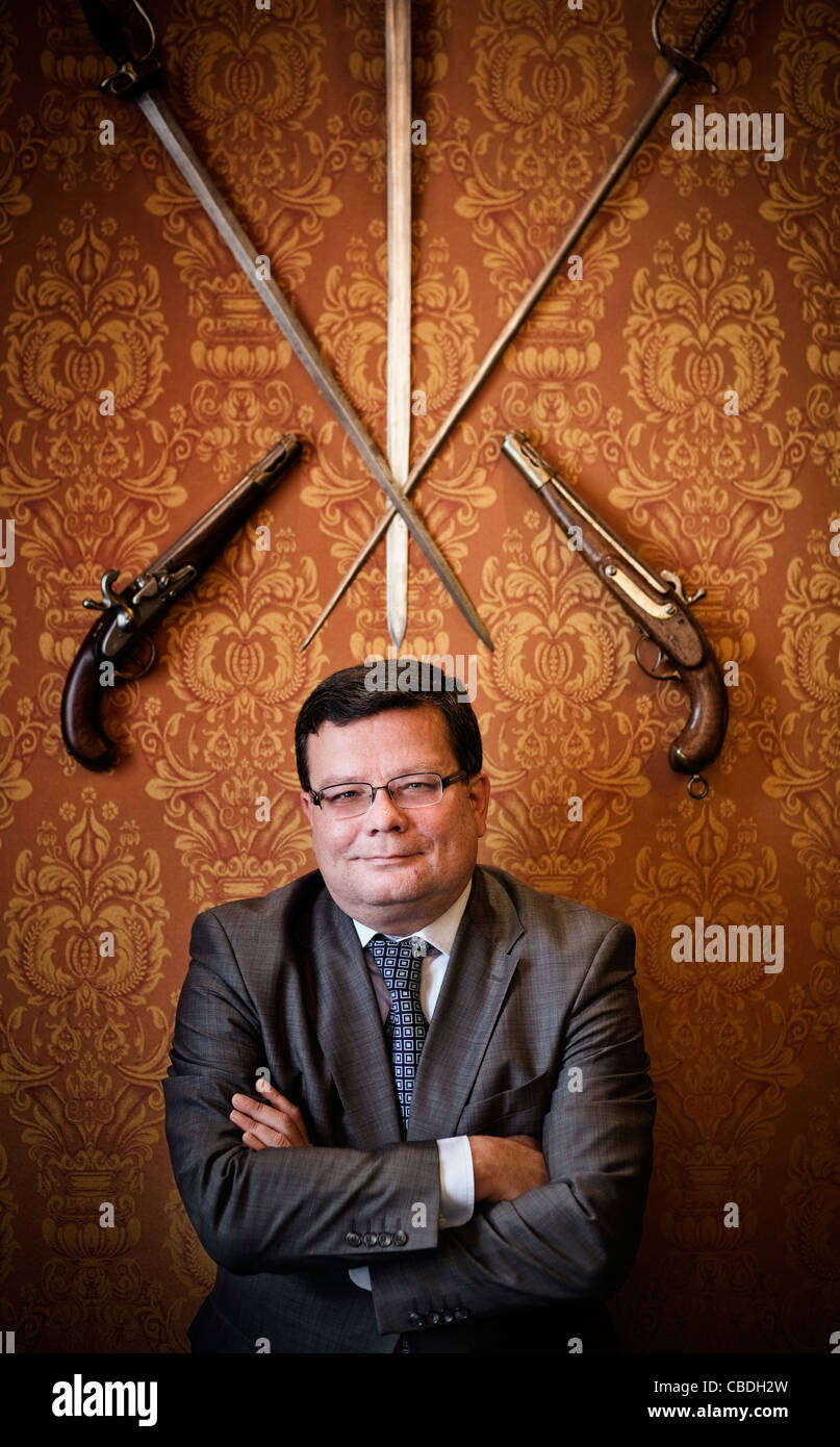 Alexandr Vondra, Czech Defence Minister.Prague, Czech Republic, August ...