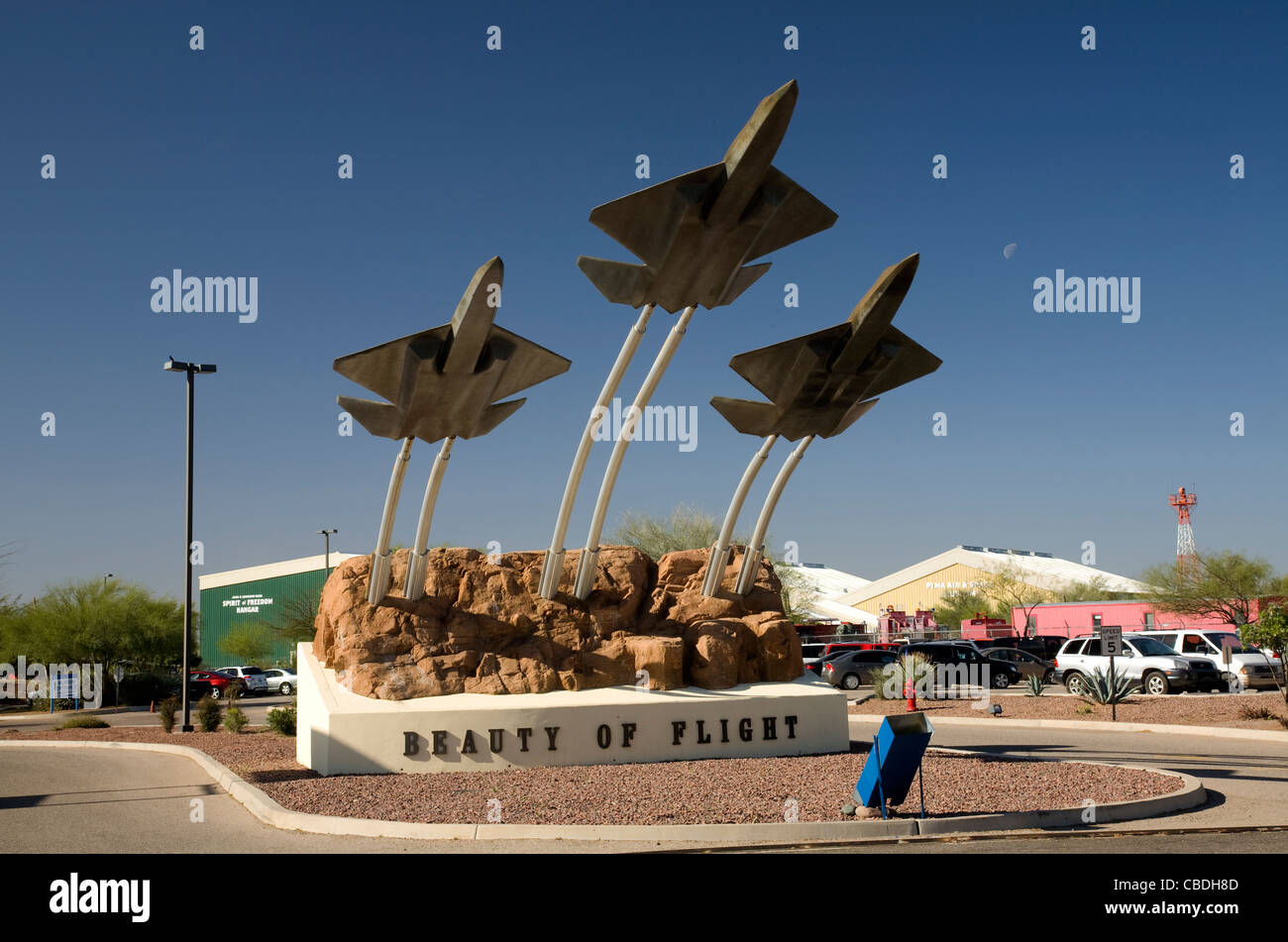 ARIZONA - Entrance to Pima Air and Space Museum in Tucson Stock Photo ...