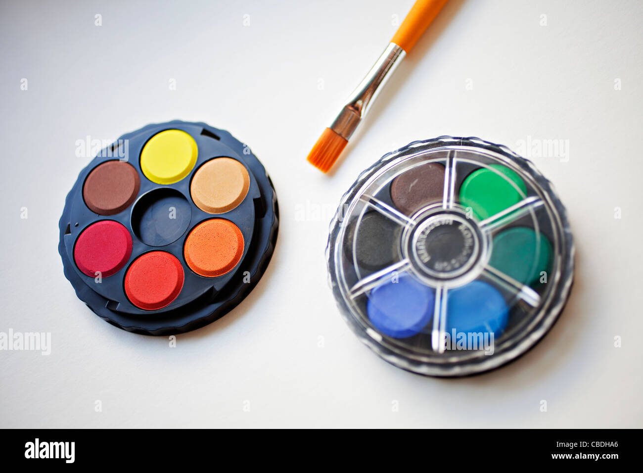 Art colors with brush (CTK Photobank/Josef Horazny Stock Photo - Alamy