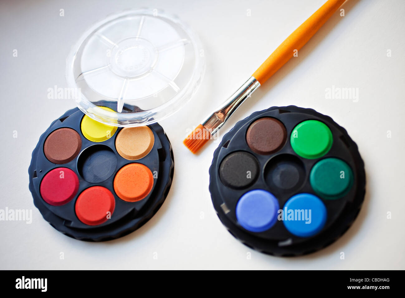 Art colors with brush (CTK Photobank/Josef Horazny Stock Photo - Alamy