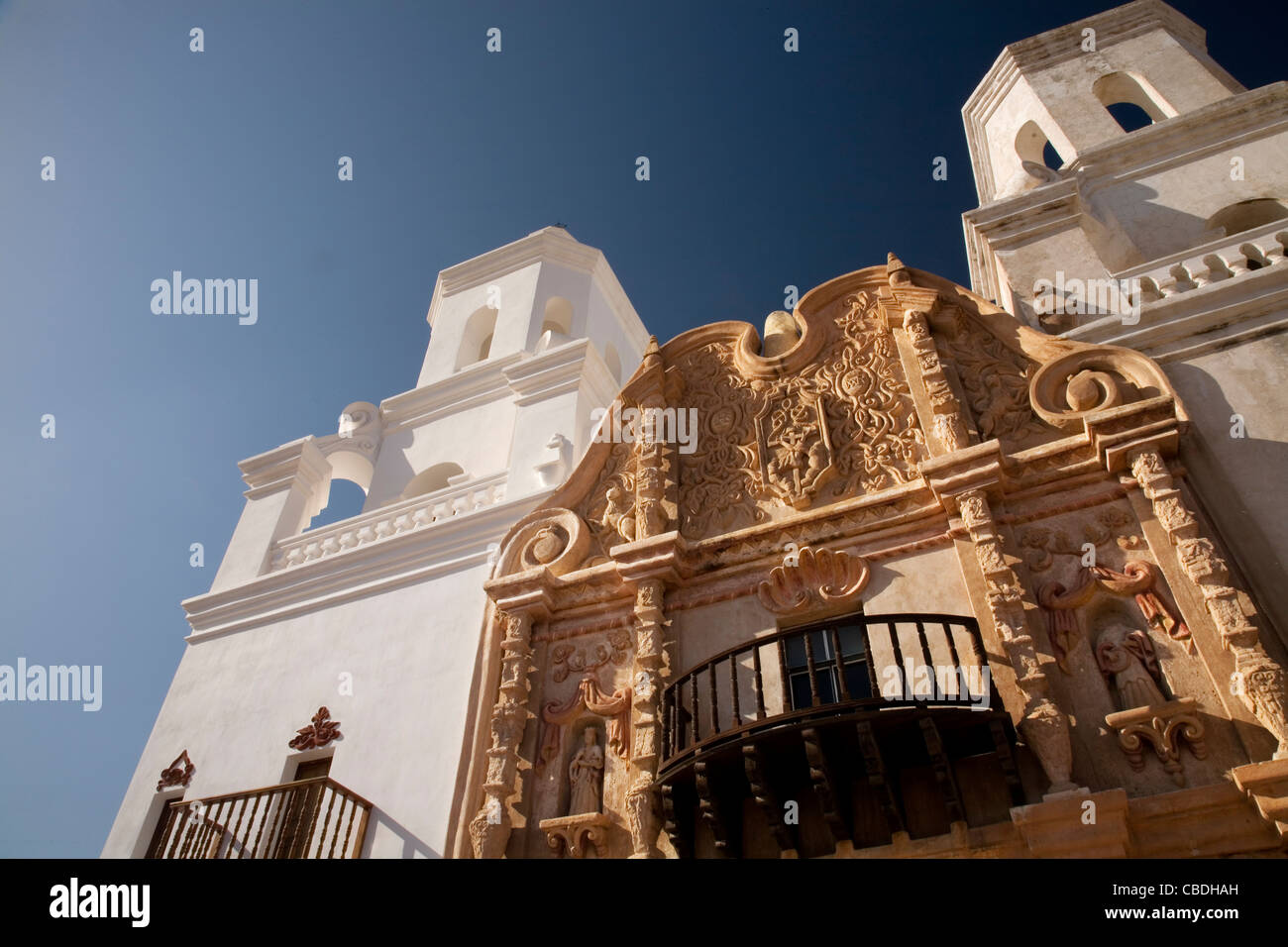 ARIZONA - Mission San Xavier Del Bac on the Tohono O'odham San Xavier ...
