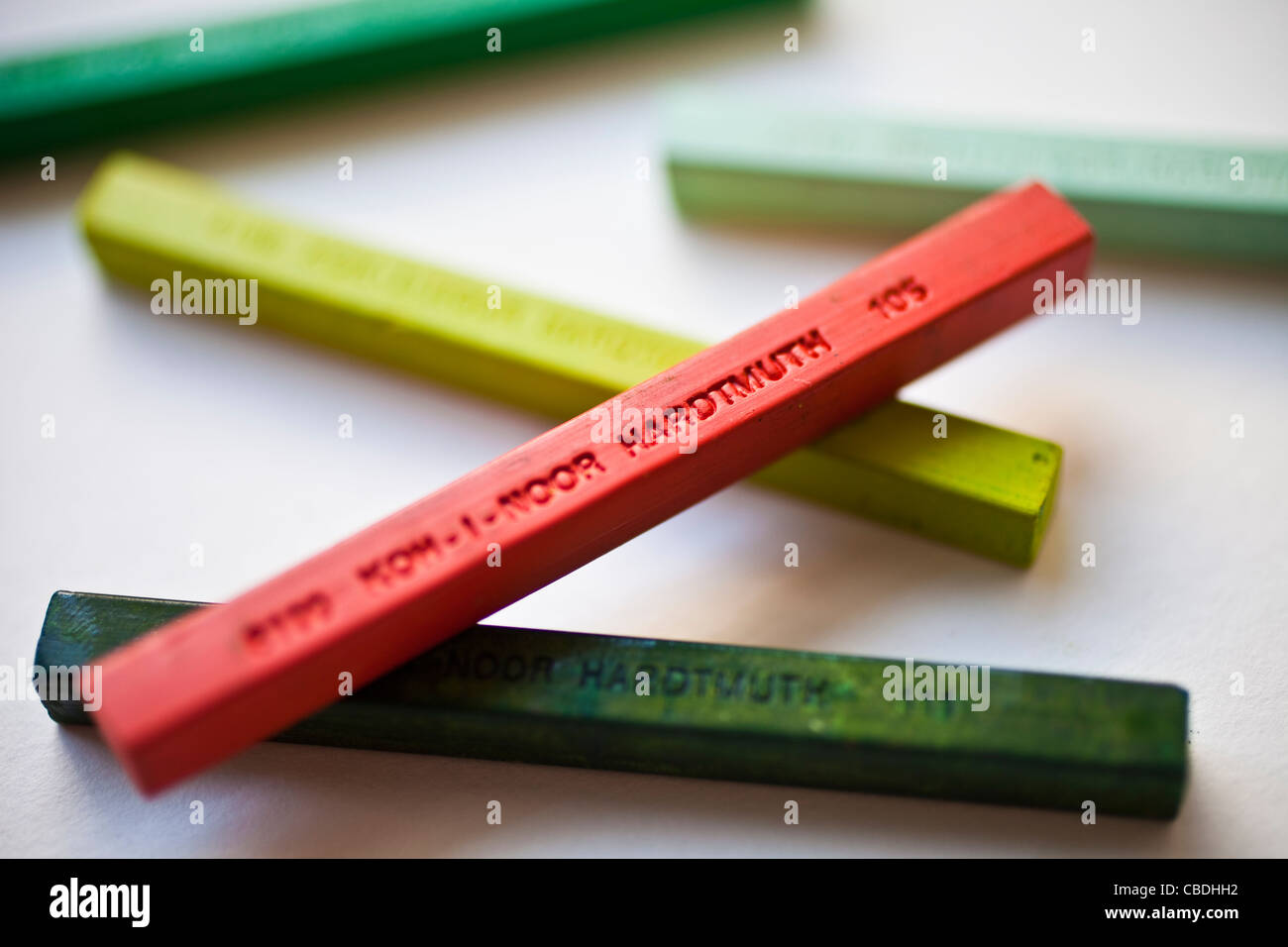 Color, colored pastels, pastel, crayon, drawing Stock Photo - Alamy