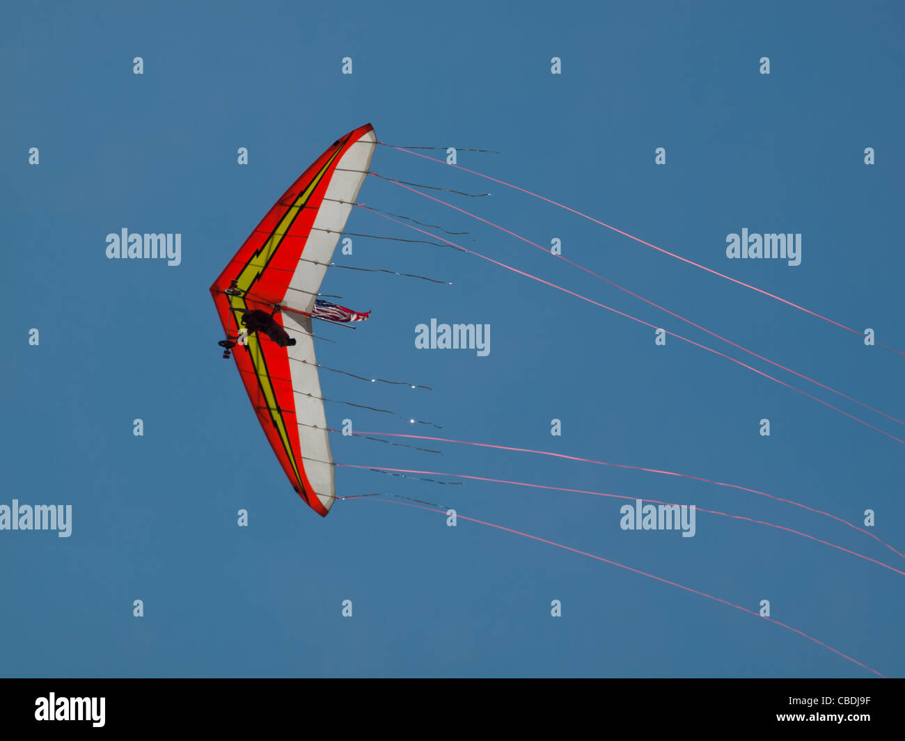 Dan Buchanan Hang Glider demonstration at the Rocky Mountain Airshow in ...