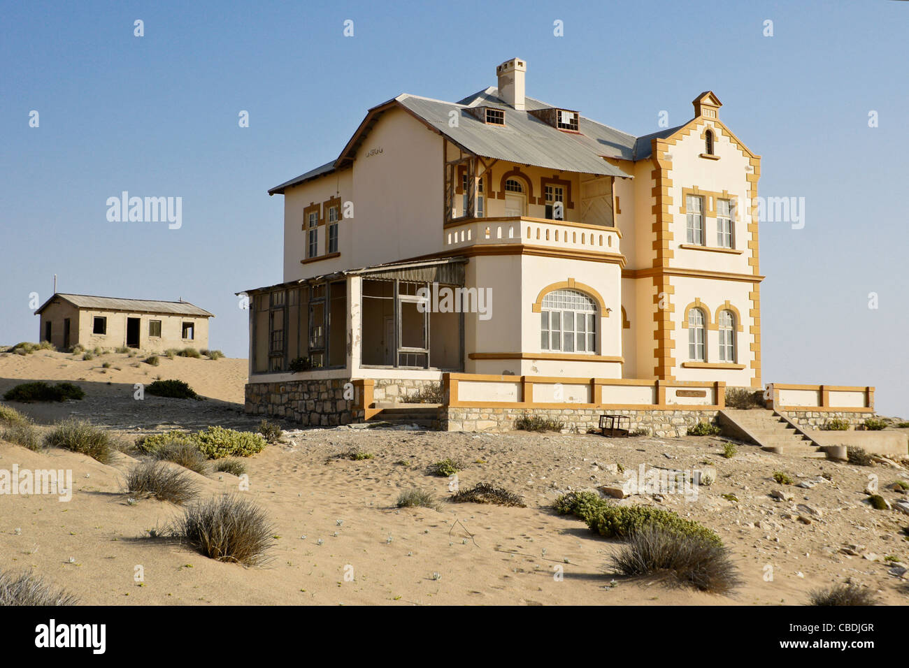 Restored mine manager's house in abandoned diamond mining town of ...