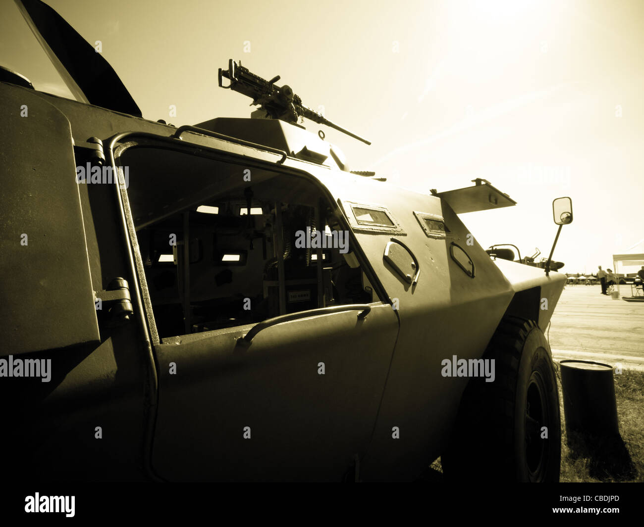 Army camouflage Humvee at the Rocky Mountain Airshow in Broomfield ...