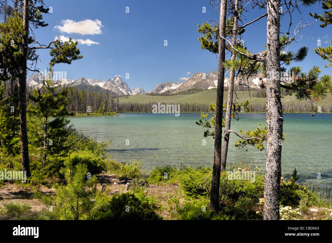 Sawtooth mountains hi-res stock photography and images - Alamy