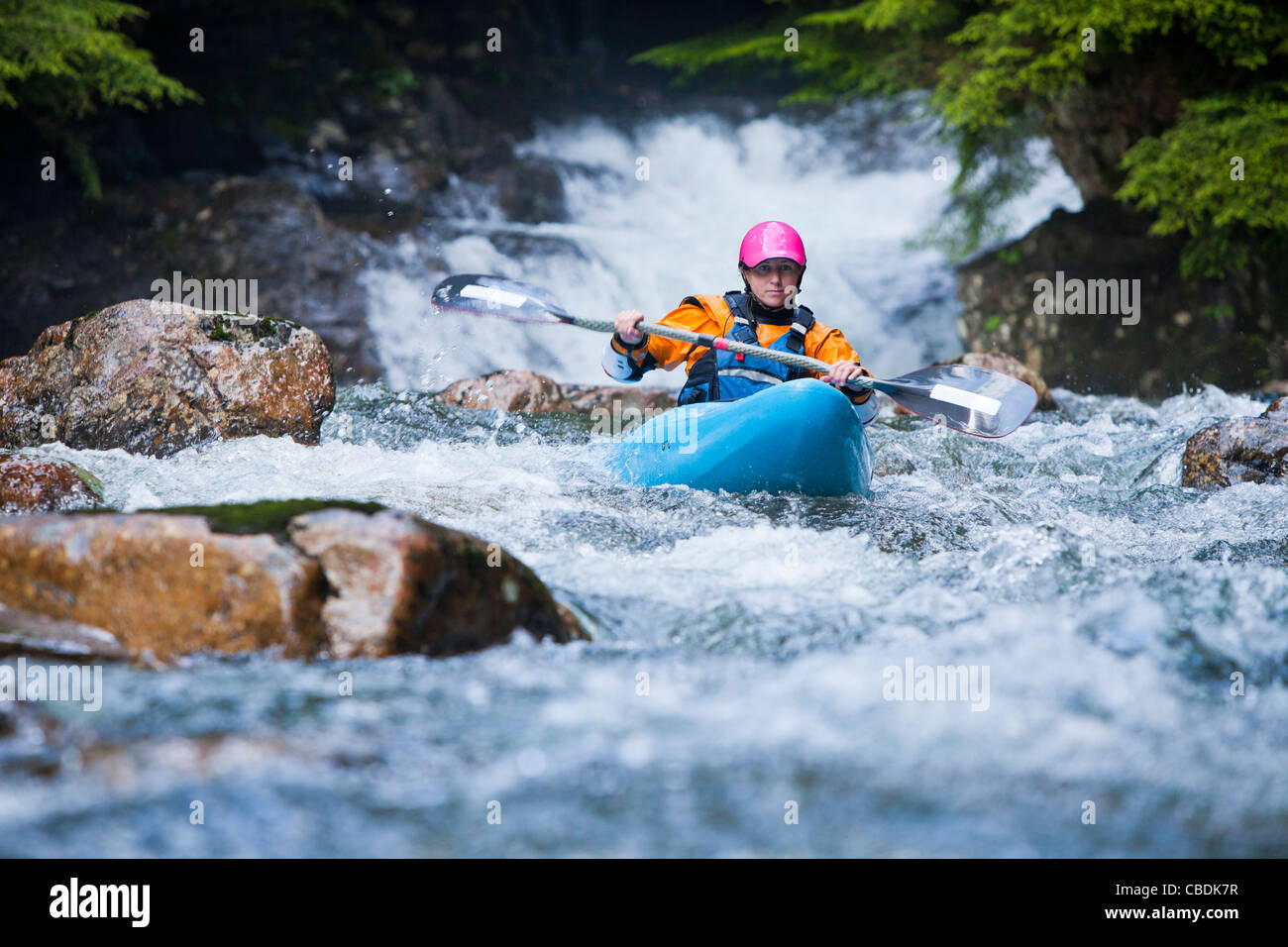 Kayaking Down River Stock Photos & Kayaking Down River Stock Images - Alamy