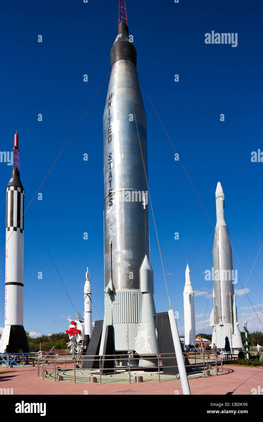 Mercury/Atlas rocket, The Rocket Garden, Kennedy Space Center Visitor ...