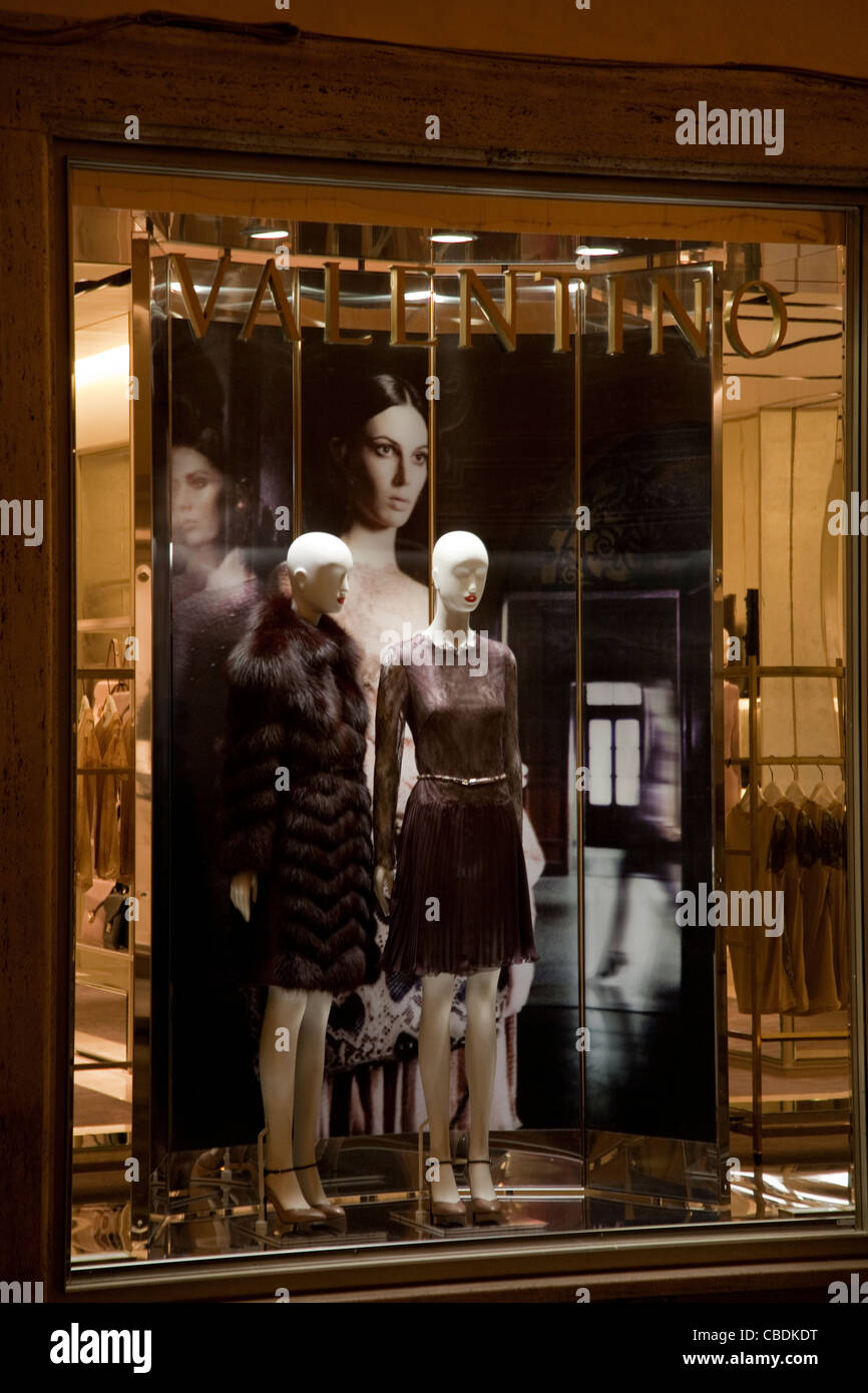 Via condotti valentino hi-res stock photography and images - Alamy