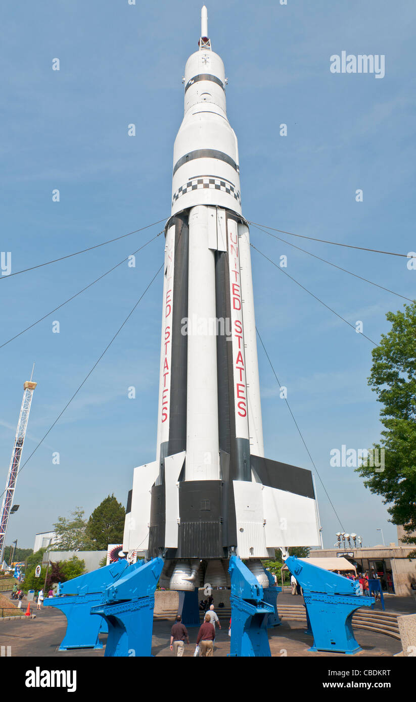 Alabama, Huntsville, U.S. Space & Rocket Center, Rocket Park, Saturn 1B ...