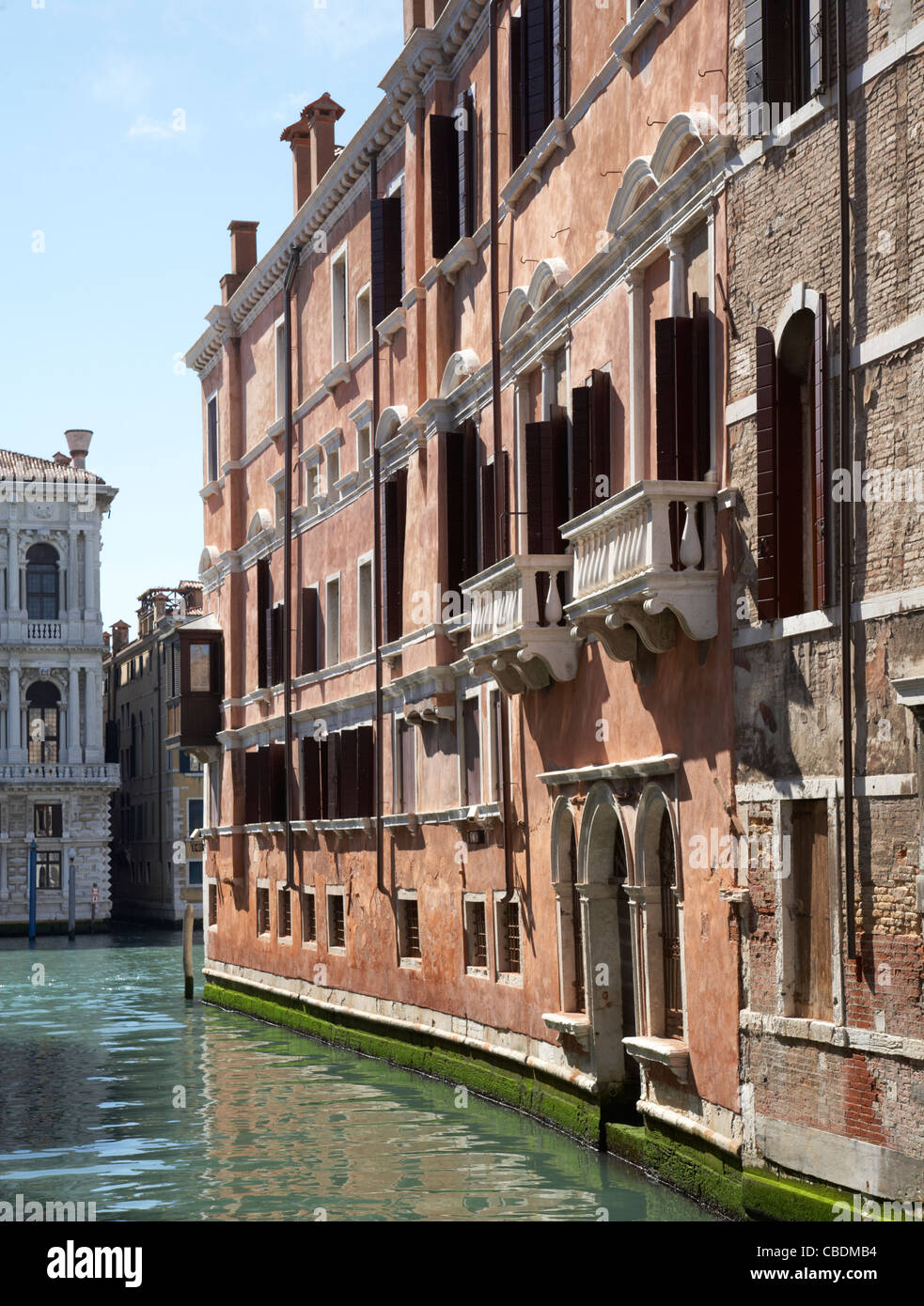 Small back-water canal in Venice Stock Photo - Alamy
