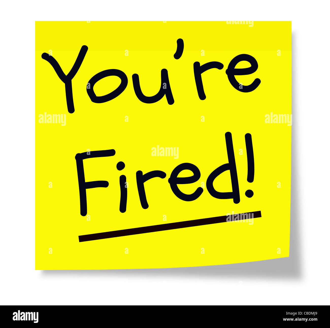 You're fired hi-res stock photography and images - Alamy