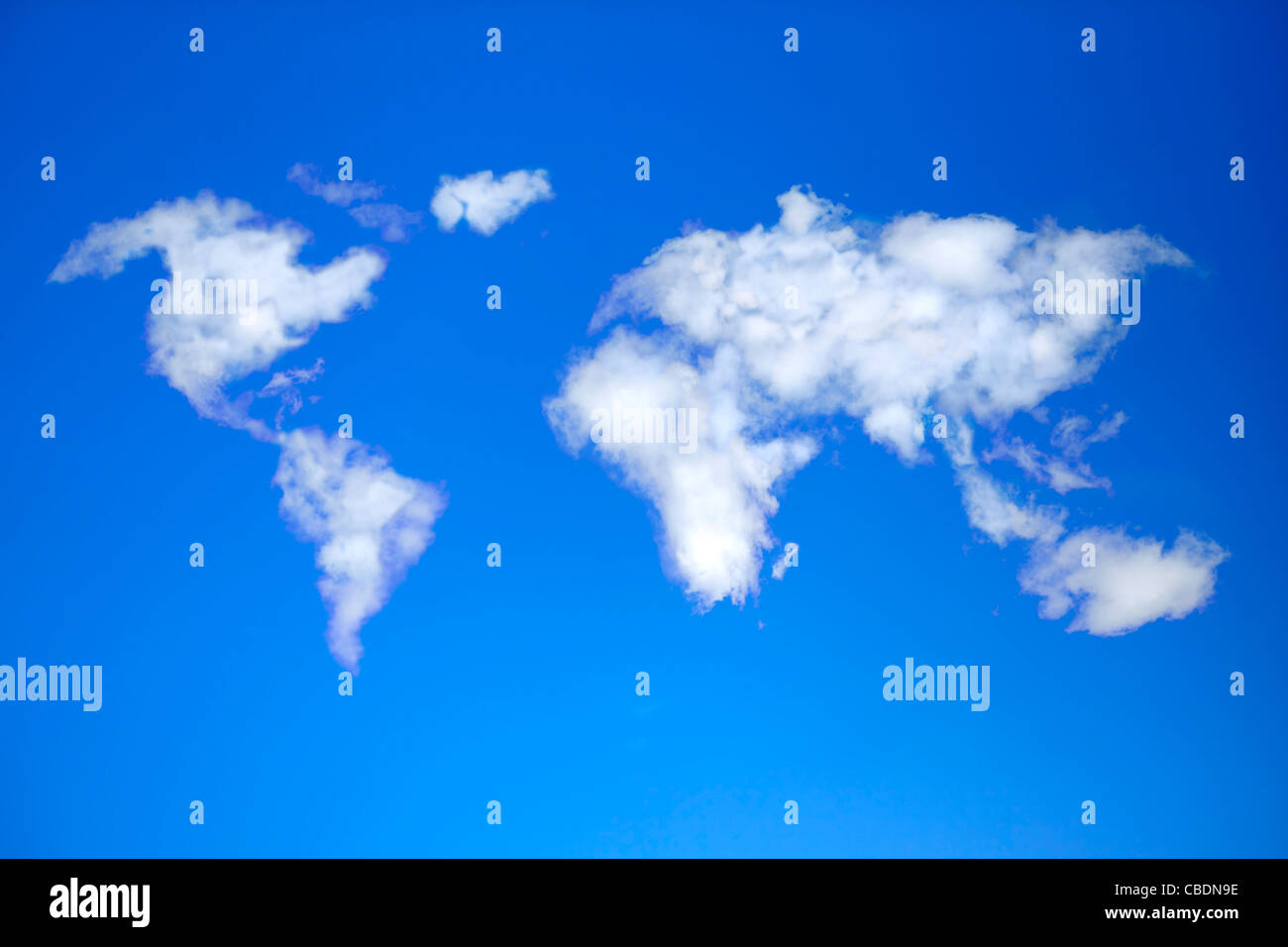 Map of continent world hi-res stock photography and images - Alamy