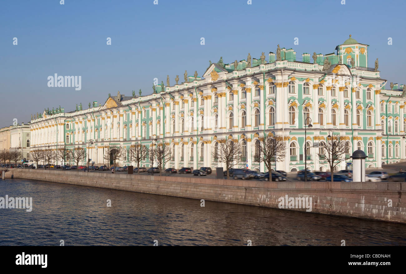 Hermitage museum in St Petersburg Stock Photo - Alamy