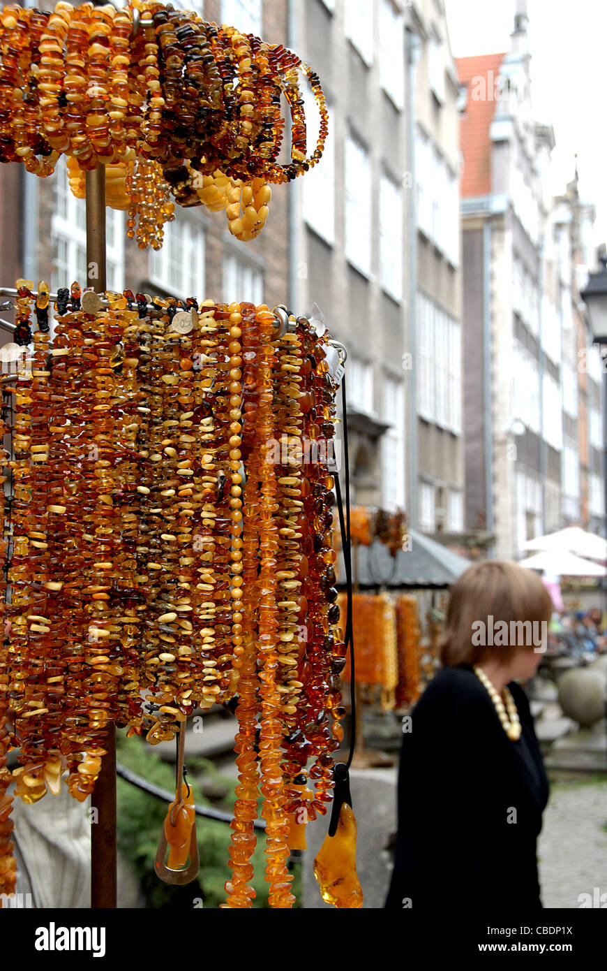 Amber jewellery poland hi-res stock photography and images - Alamy