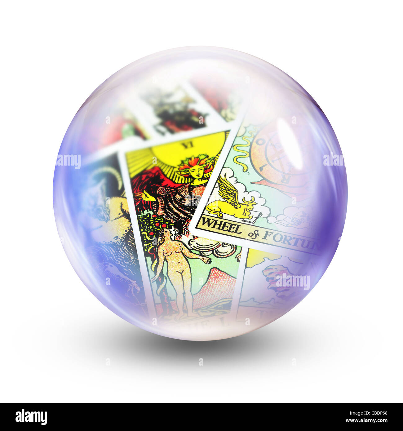 Crystal ball tarot cards Cut Out Stock Images & Pictures - Alamy