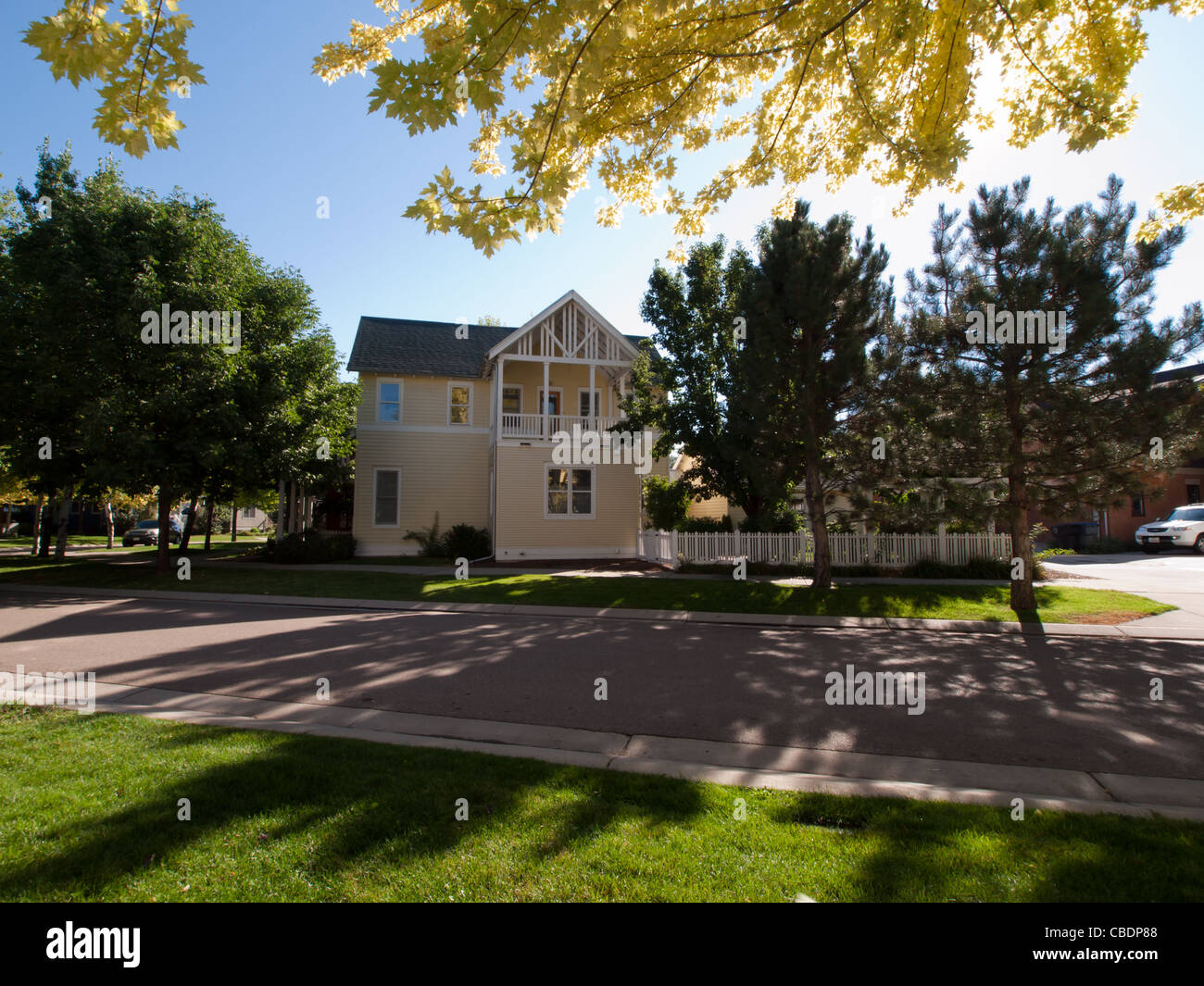 House in new urbanism development of Prospect project in Longmont ...