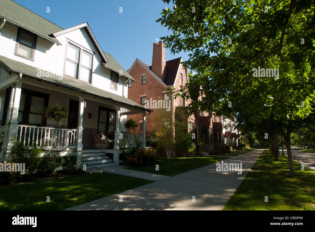 House in new urbanism development of Prospect project in Longmont ...