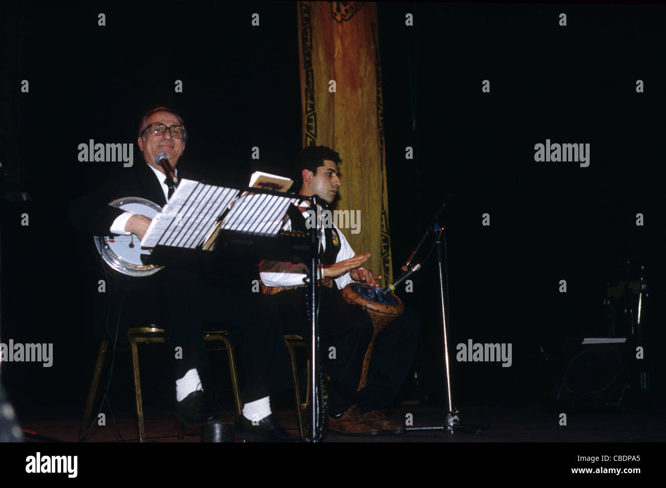 Armenian singer Aram in concert with Kurds Stock Photo - Alamy