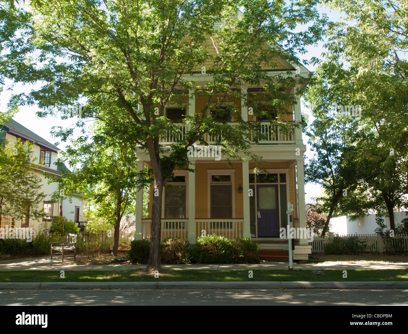 House in new urbanism development of Prospect project in Longmont ...