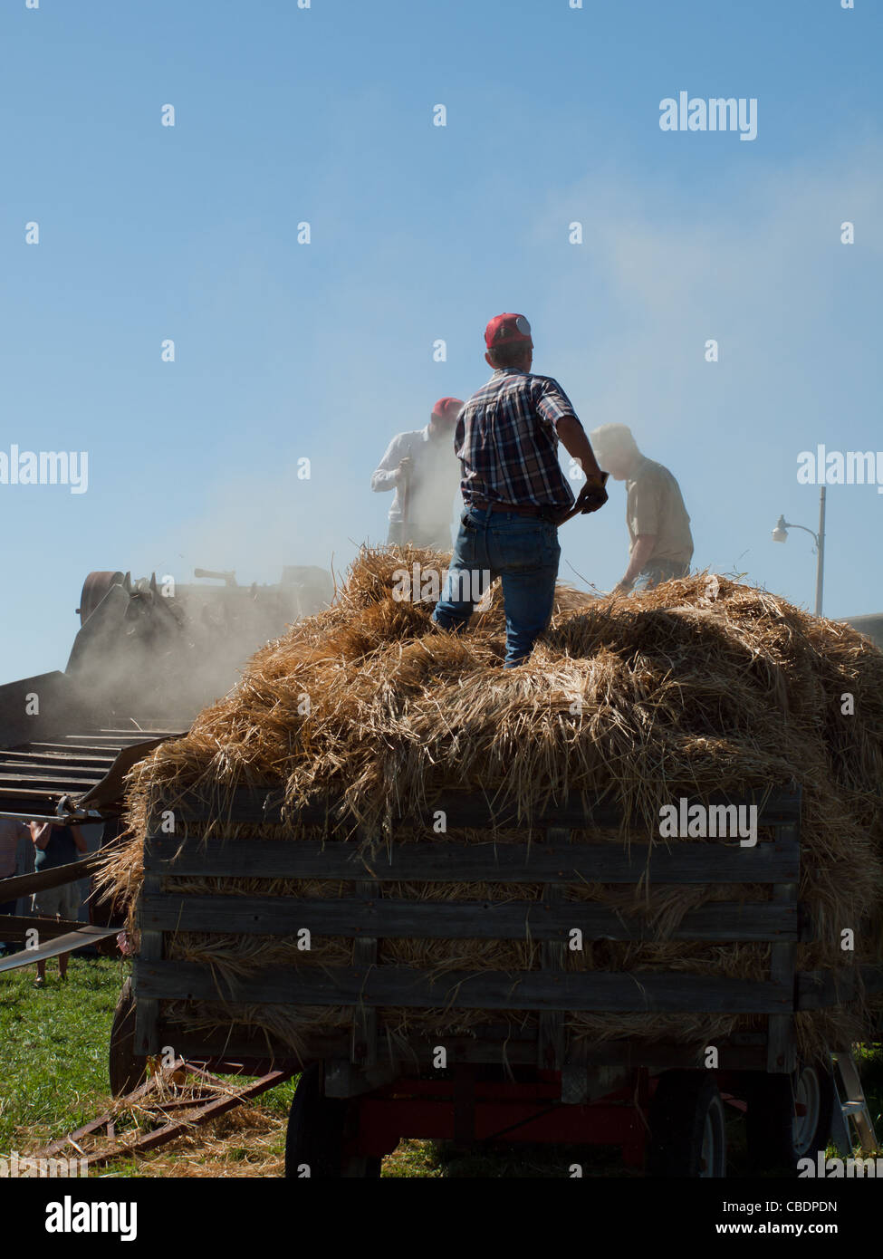 Men Harvesting Hay Old Farm High Resolution Stock Photography and ...