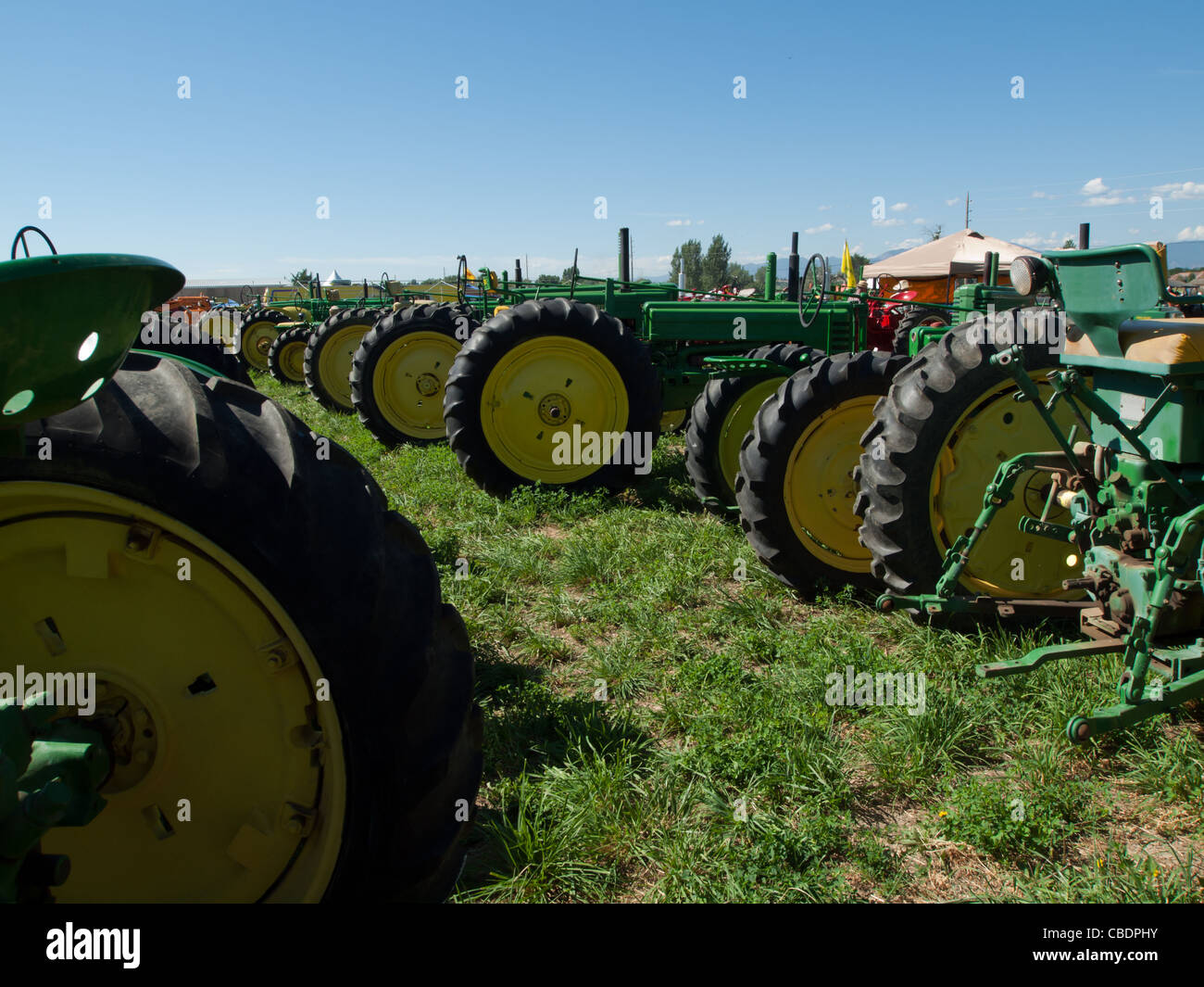 Old farm equipment on the display at the Yesteryear Farm Show in ...
