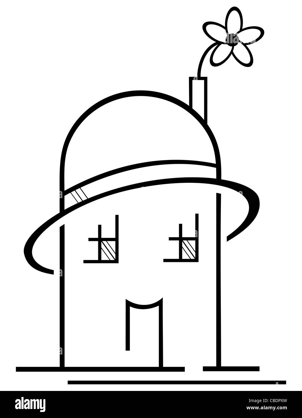 Beauty house Black and White Stock Photos & Images - Alamy